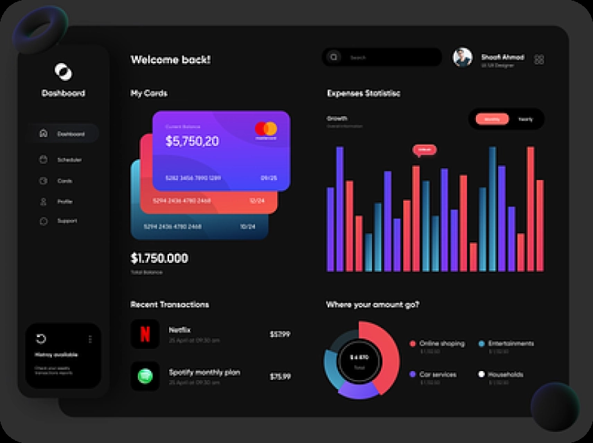 Best 33 Dark UI Design Color Palettes | Octet Design Labs