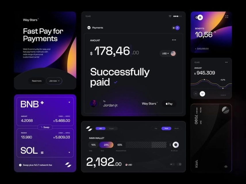 Best 36 FinTech UI Design Color Palettes | Octet Design Labs
