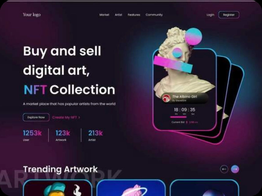 Best 20 NFT UI Design Color Palettes | Octet Design Labs