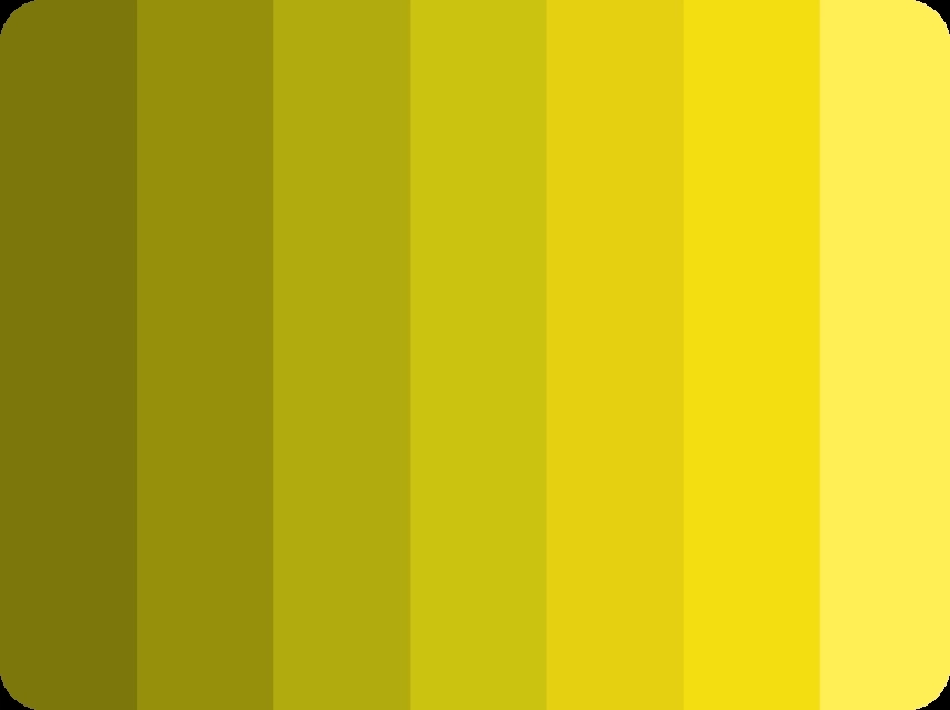 yellow gradient palette