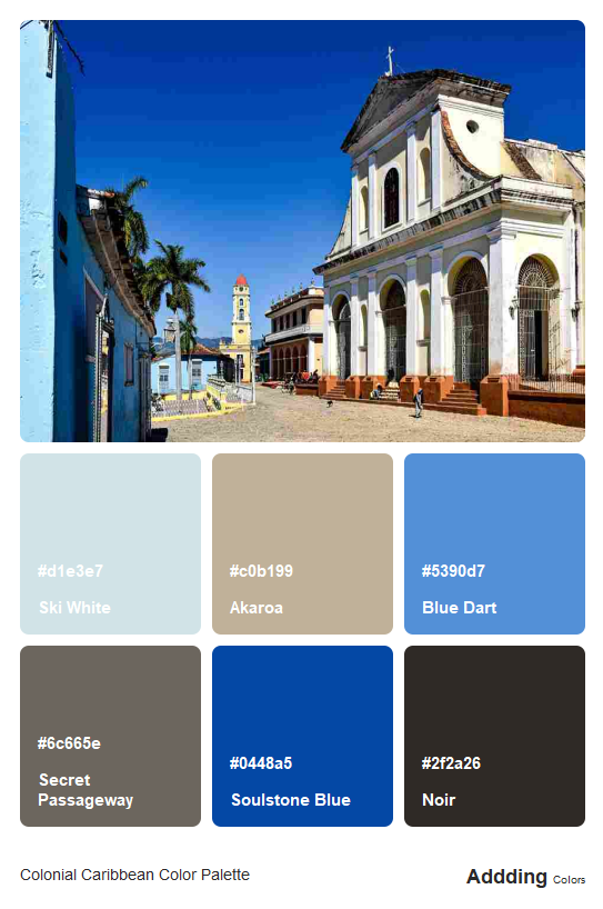Caribbean Color Scheme Color Wheel