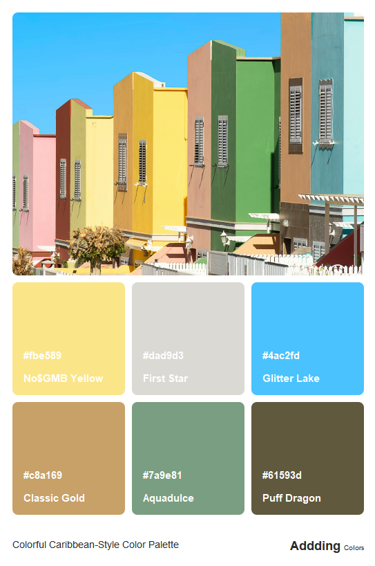 Caribbean Color Scheme Color Wheel