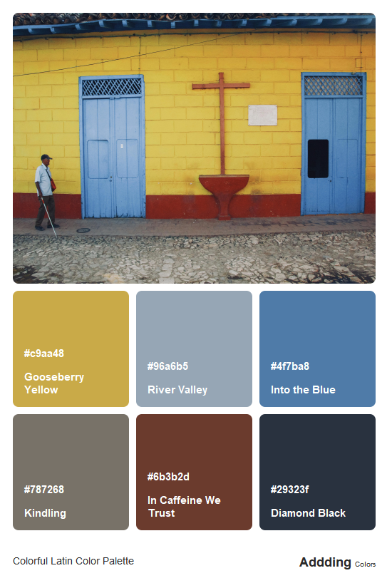 Latin Colors Palette