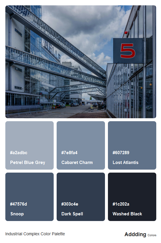 Industrial City Color Palettes