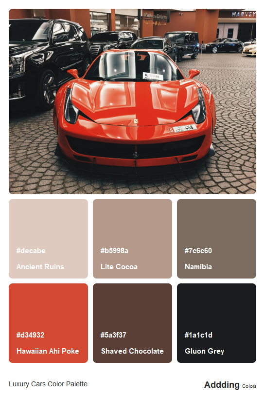 Car Colour Schemes