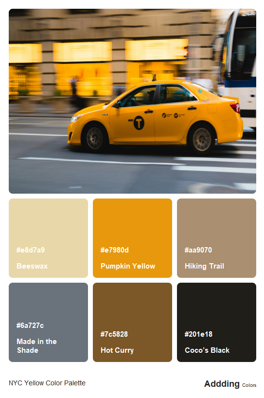 Nyc Taxi Yellow Color Code