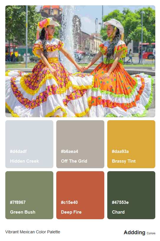 Traditional Mexican Colours
