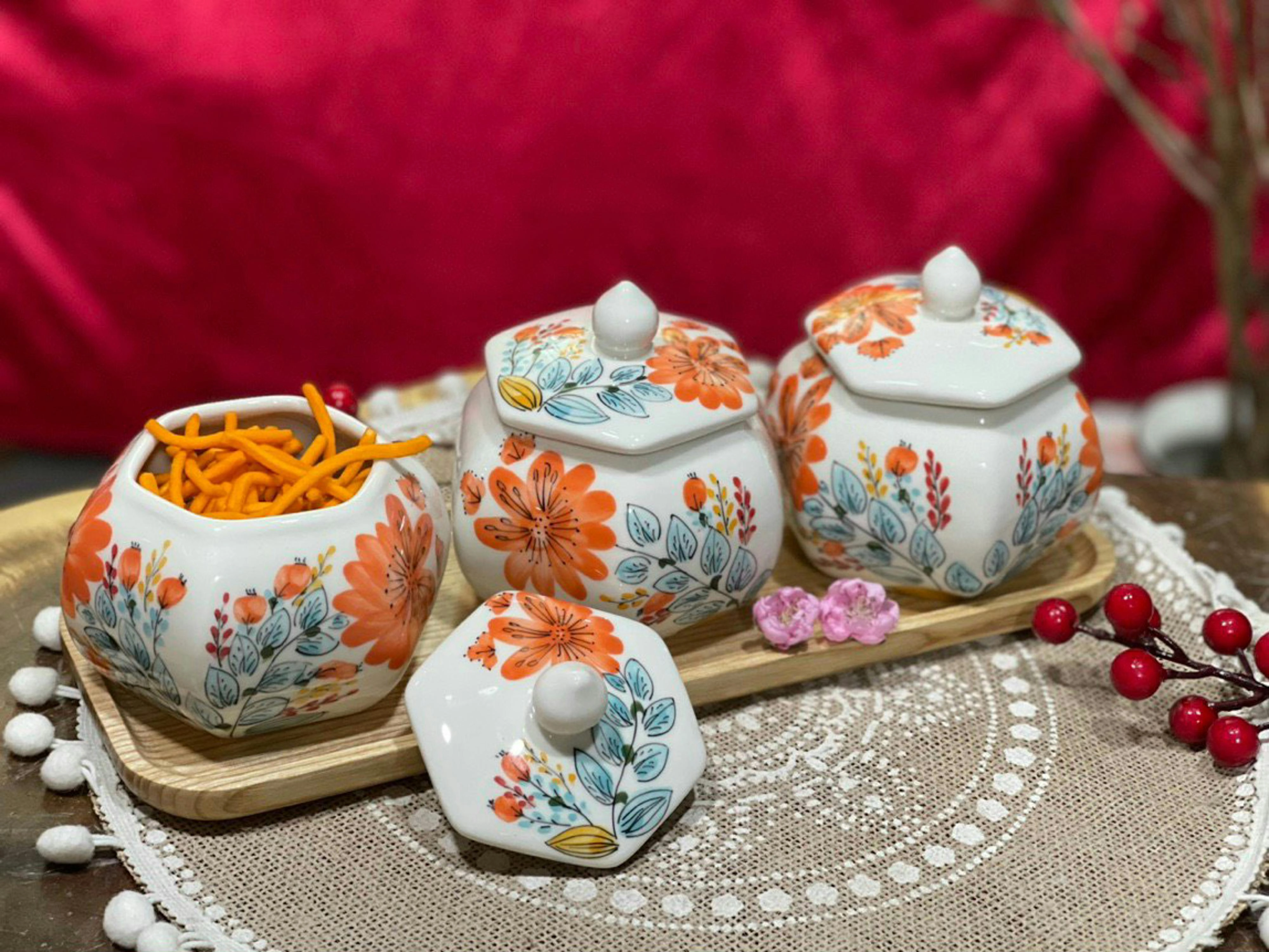 Floral Ceramic Color Palette, Combinations & Schemes | Octet Design Labs