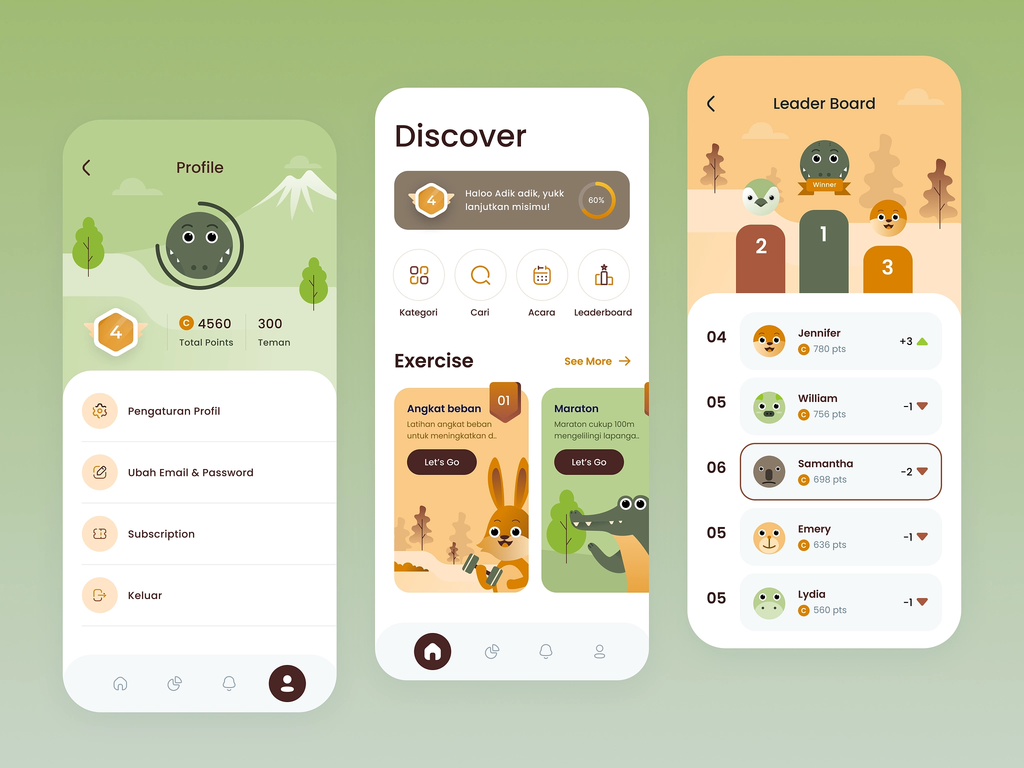 Exercise leaderboard Color Palette, Combinations & Schemes | Octet ...
