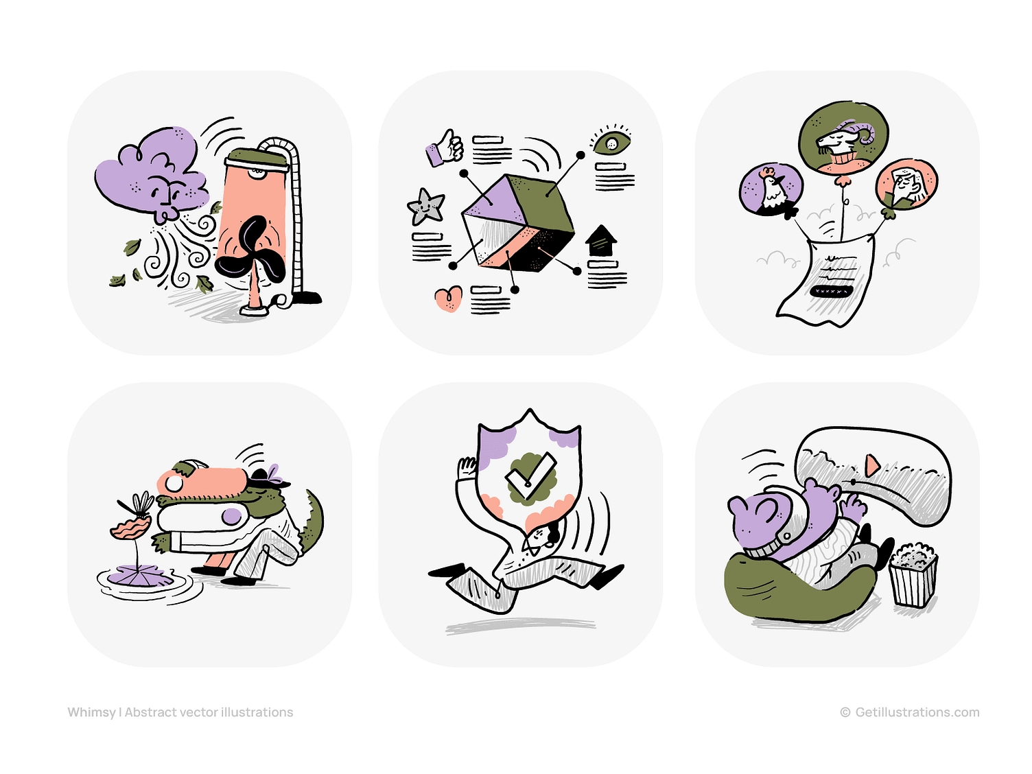 Flat illustrations Color Palette, Combinations & Schemes | Octet Design ...