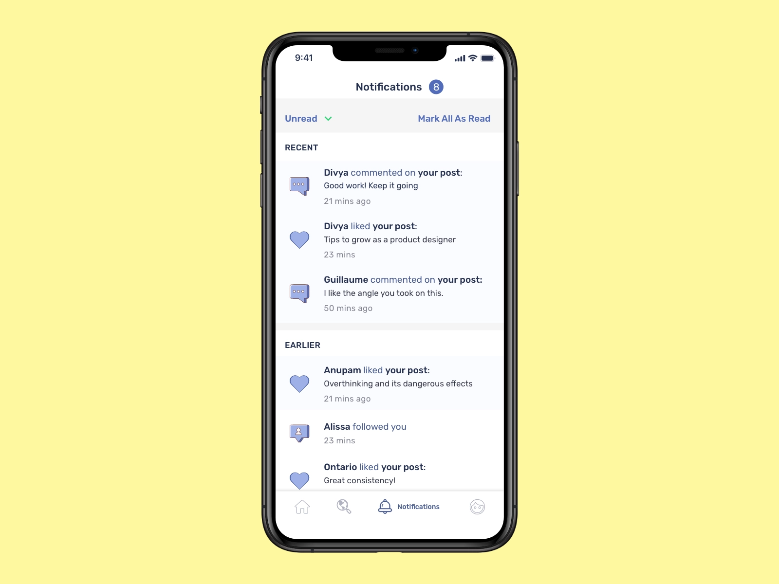 Push notification Color Palette, Combinations & Schemes | Octet Design Labs