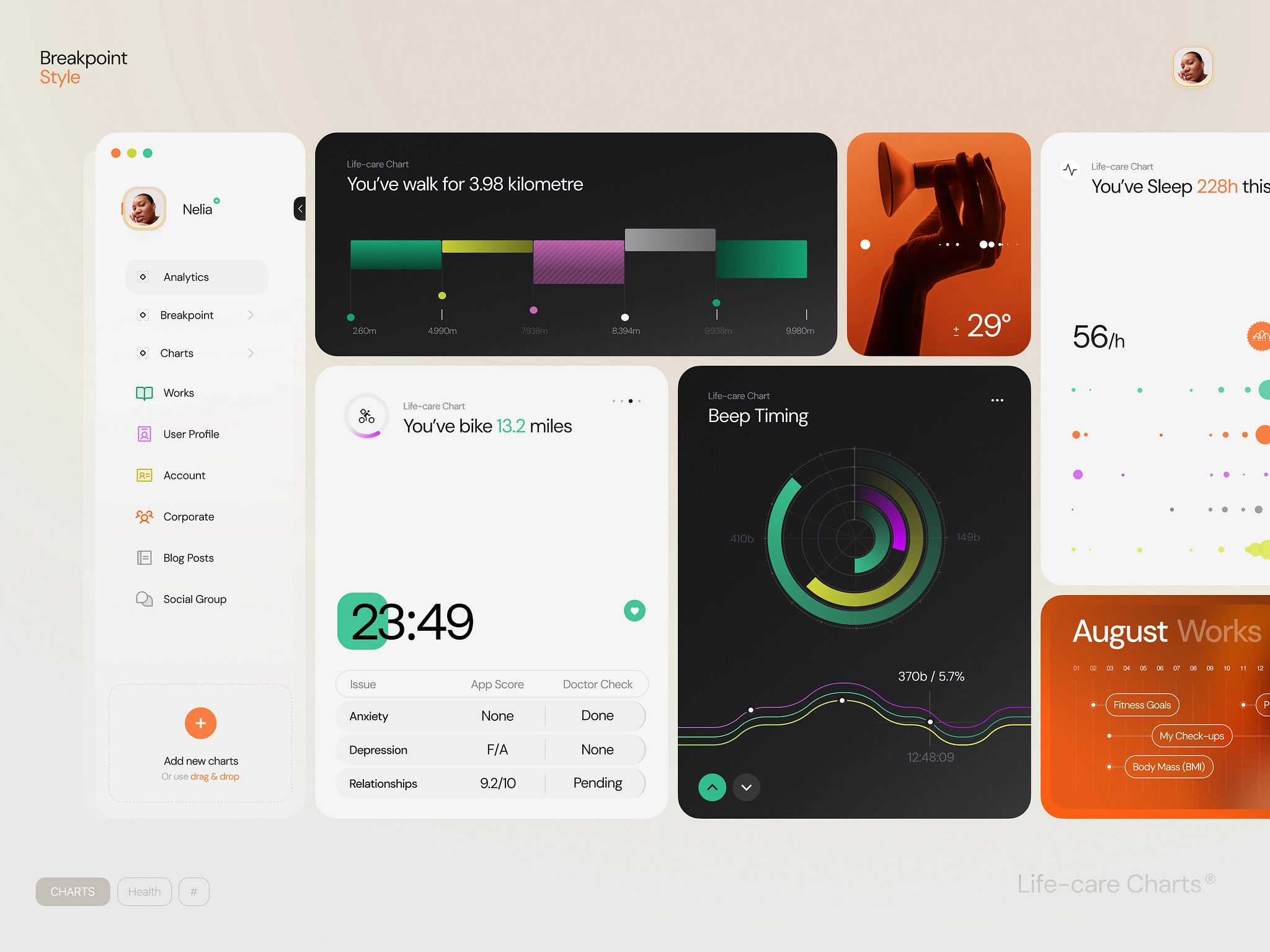 Smart fitness Color Palette, Combinations & Schemes | Octet Design Labs