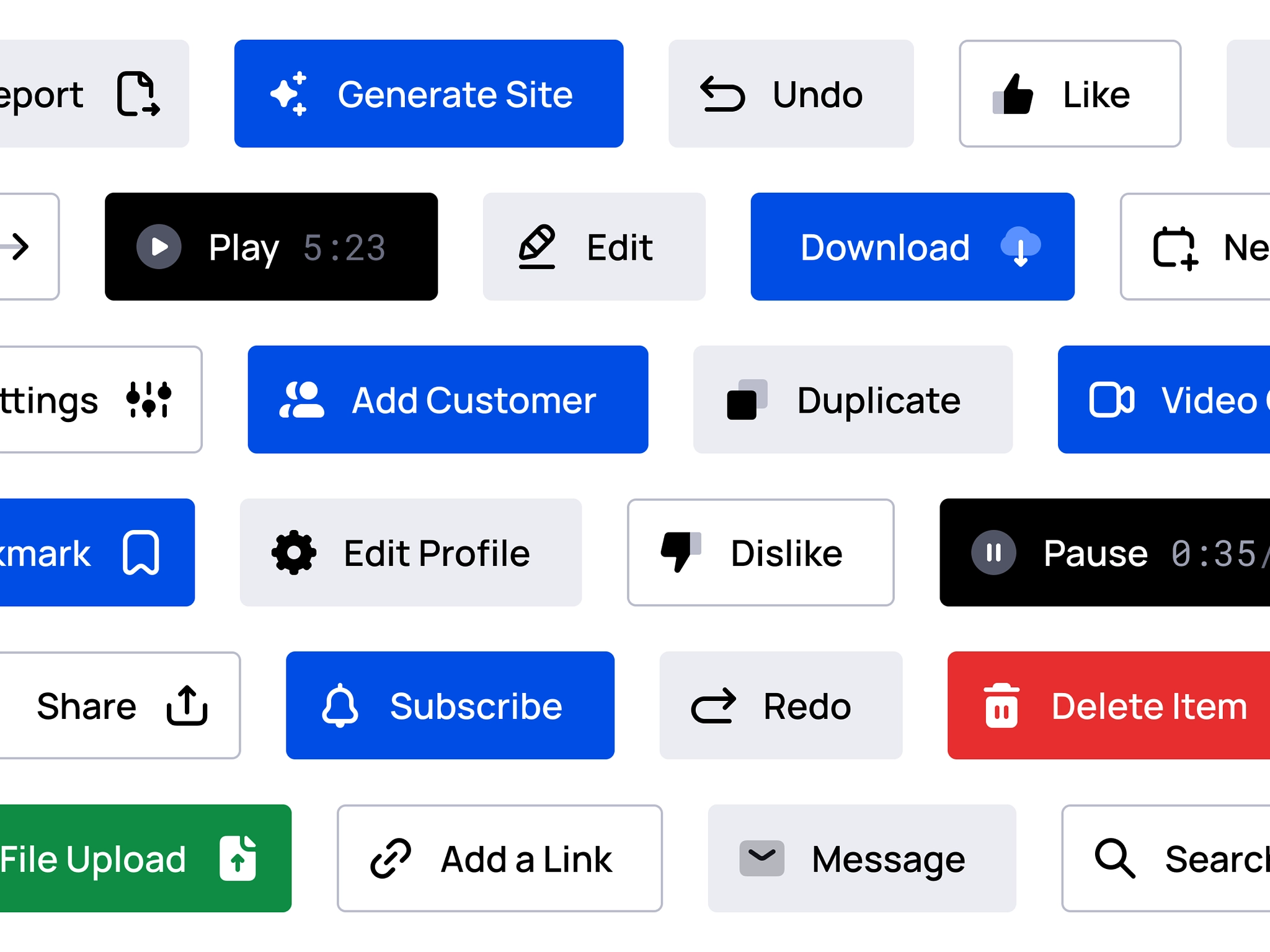 Two-dimensional buttons Color Palette, Combinations & Schemes | Octet ...