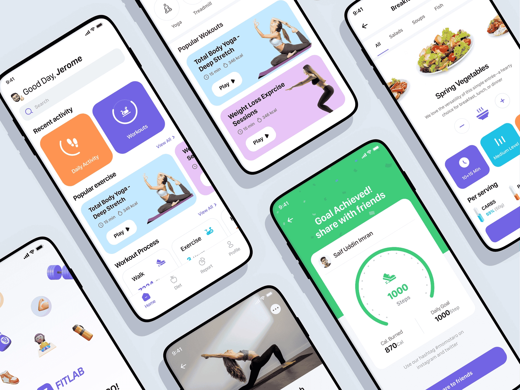 Fitness and Color Palette, Combinations & Schemes | Octet Design Labs