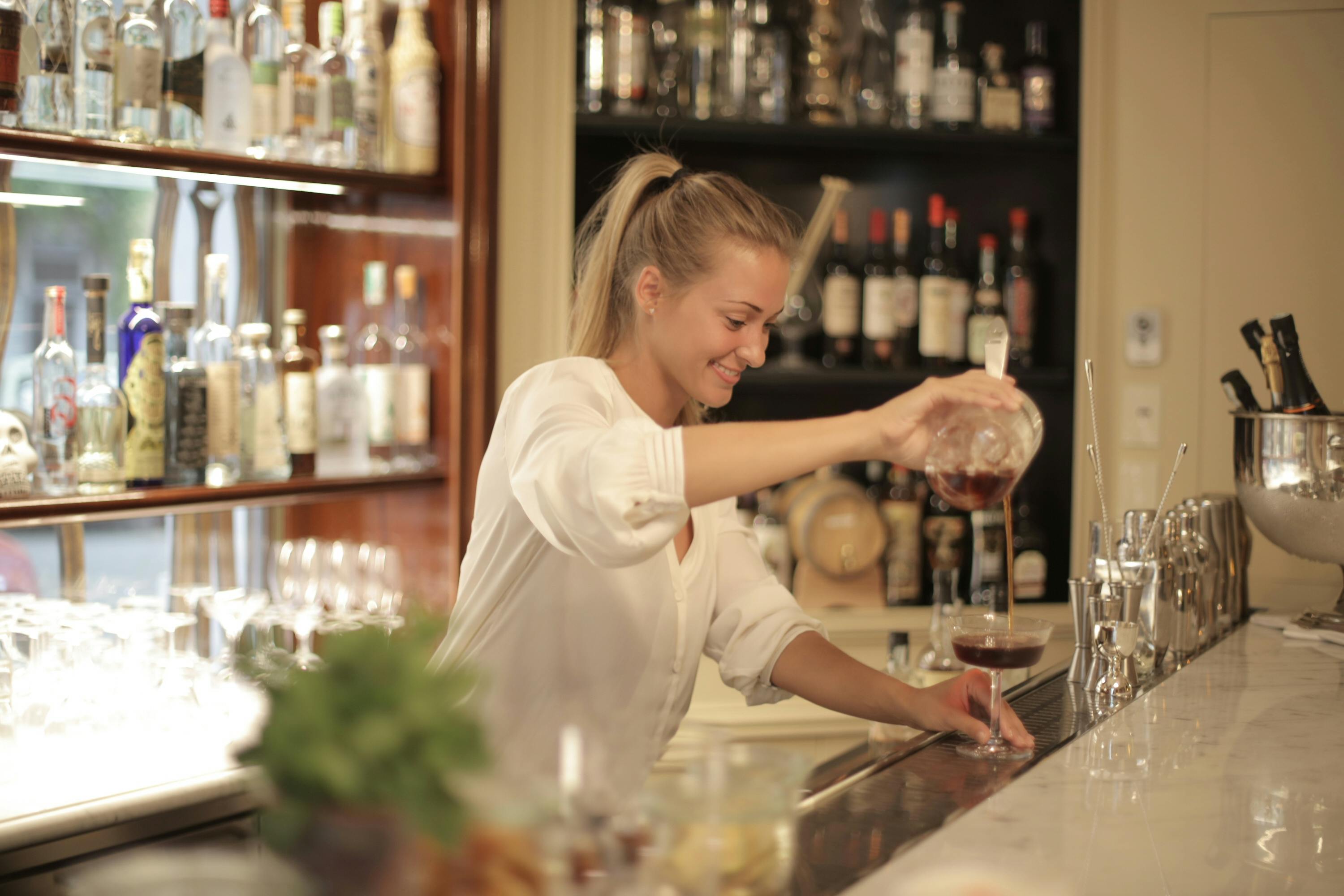 Bartender Pouring Color Palette, Combinations & Schemes | Octet Design Labs