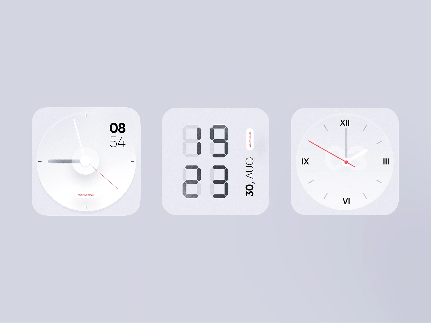 Analog clock Color Palette, Combinations & Schemes | Octet Design Labs