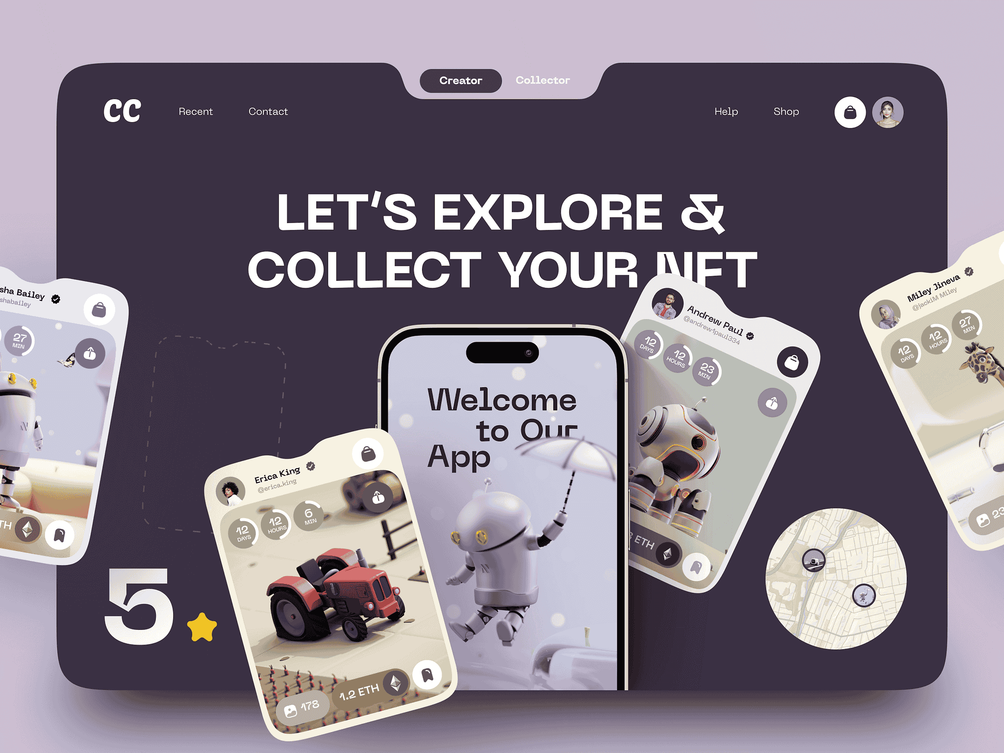 NFT marketplaces Color Palette, Combinations & Schemes | Octet Design Labs